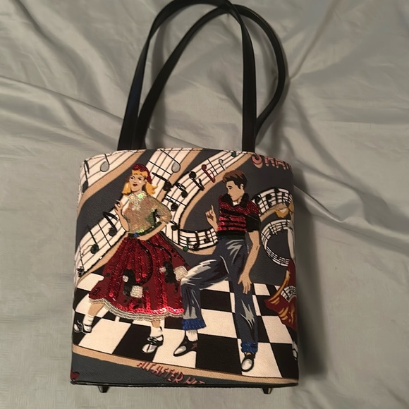 Bags | 6s70s Disco Presley Themed Tote Bag Purse | Poshmark